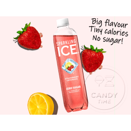 Sparkling ICE Strawberry Lemonade Bottle Box of 12