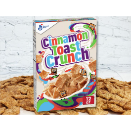Cinnamon Toast Crunch Cereal 12oz Box Single