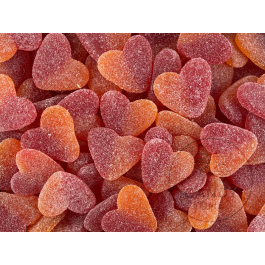 Damel Peach Hearts 1kg Bag