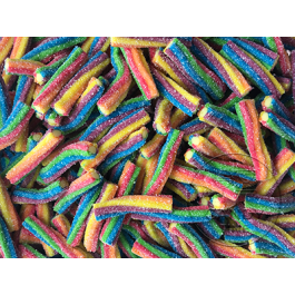 Damel Sour Filled Rainbow Twists 1kg Bag