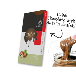 Dubai Chocolate Nutella 200g Block Box of 8