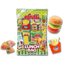 Gummy Sour Lunch Theme Bag Single
