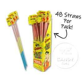 Flinstones Candy Powder Straws 48pc Pack