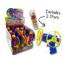 Kids Frenzy Disc Launcher Candy Box of 12