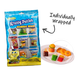Krabby Patties Krusty Krab Combo Meal Box of 12