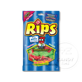 Rips Bite Size Straps Strawberry Green Apple Bag Single