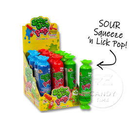 SOUR Goo Squeeze n Lick Pop Box of 12