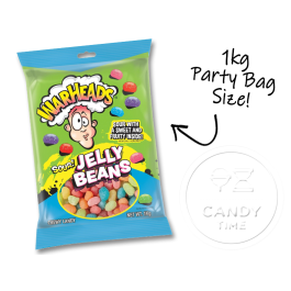 Warheads Sour Beans 1kg Party Bag